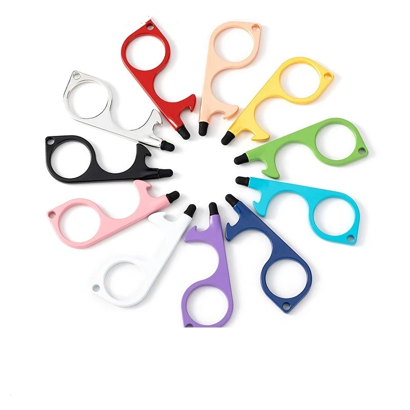 Antimicrobial-Key-Chain-Door-Opener-Beer-Trigger-Touch-Screen-Key ...