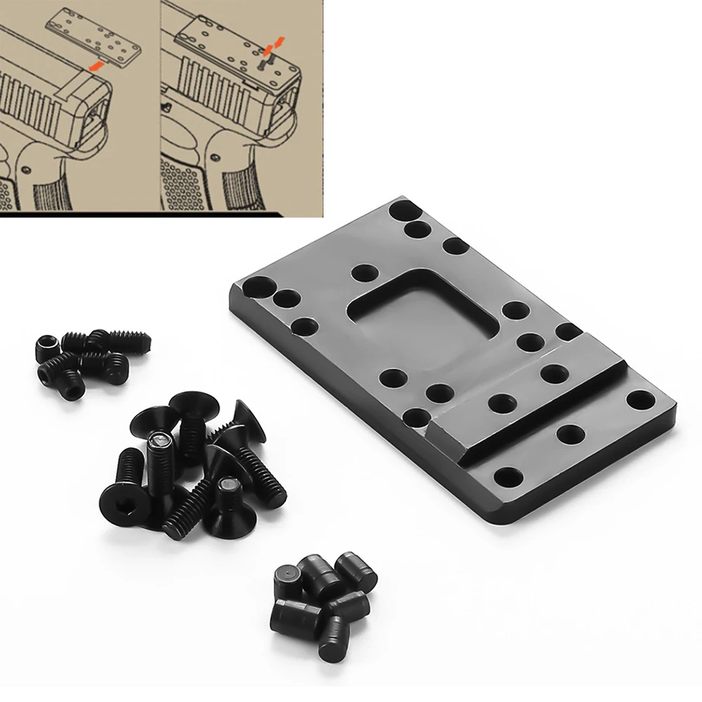 Red-Dot-Scopes-Mount-Base-Plate-Fit-for-Glock-RMR-VENOM-MROS-Rear-Sight ...