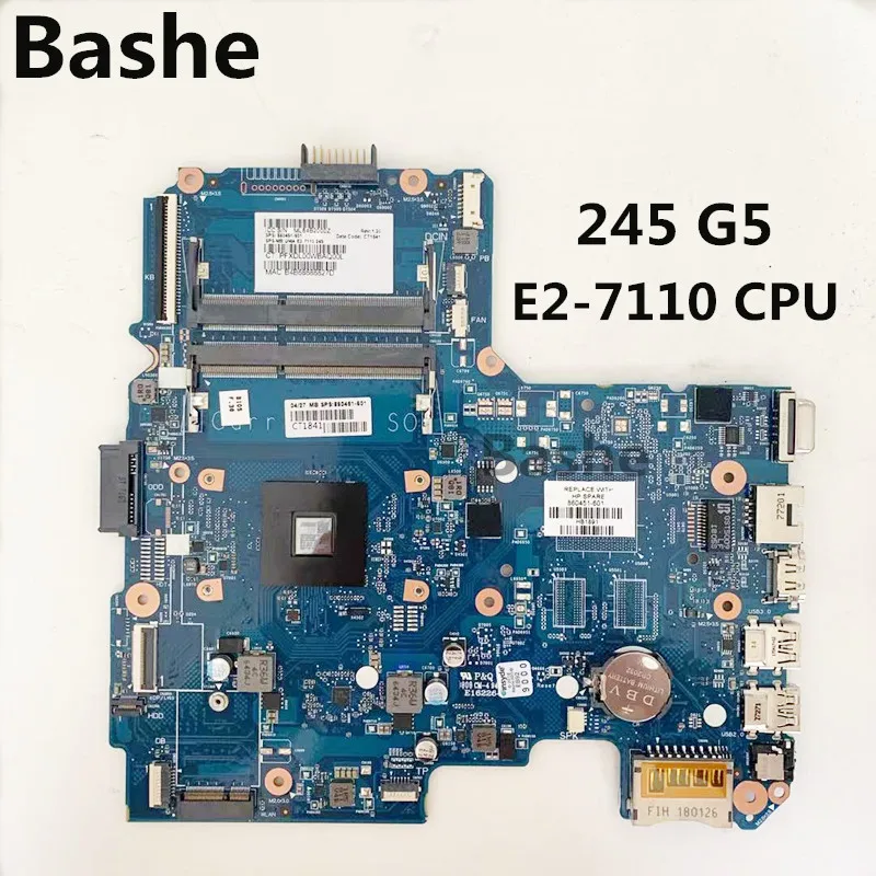For-HP-245-G5-notebook-motherboard-E2-7110-CPU-integrated-graphics-card ...