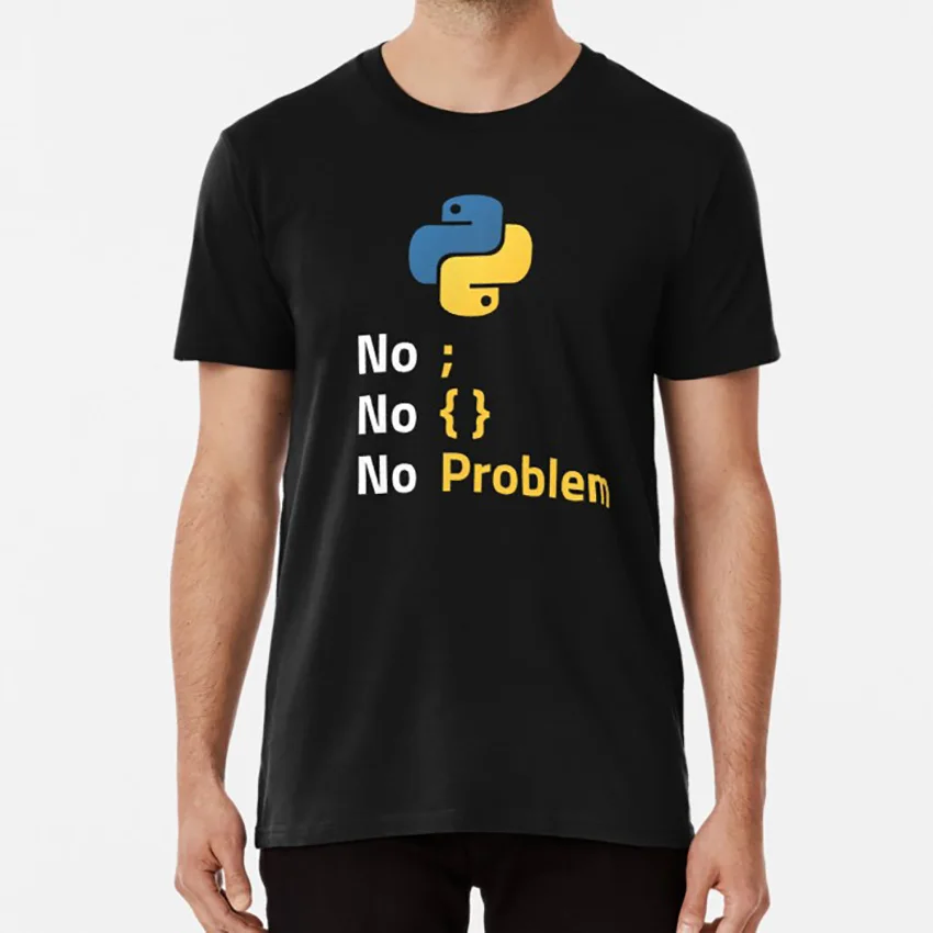 Programador da camisa do python t programador programação html código ...