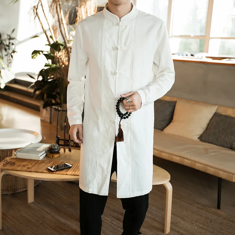 Traditional-Chinese-Clothing-For-Men-Male-Overcoat-Outerwear-Oriental ...