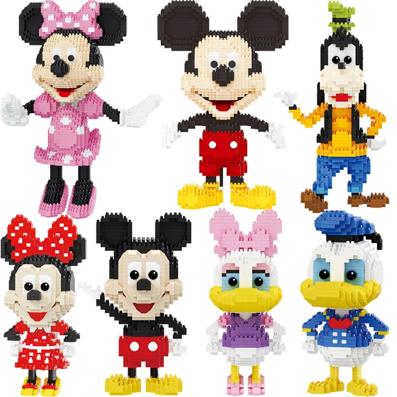 Neue-Disney-Serie-Mickey-Minnie-Donald-Ente-Modell-Mikro-partikel ...