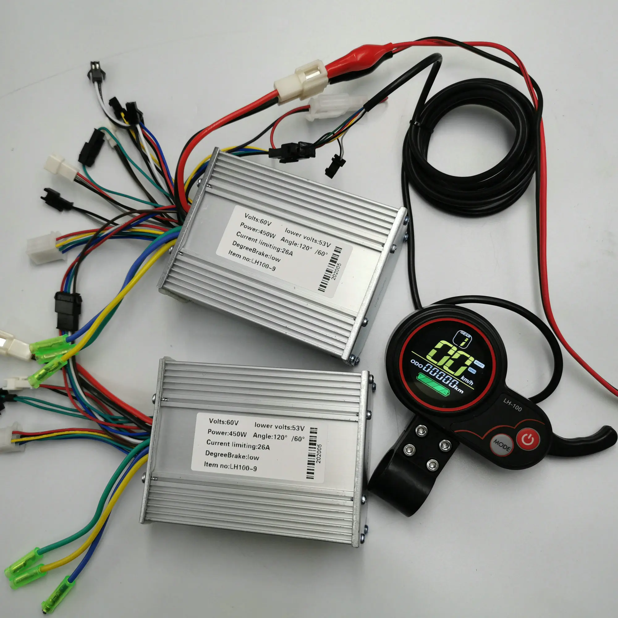 Dual Motor Driven Part 1*LCD Display+2*BLDC Controllers ...