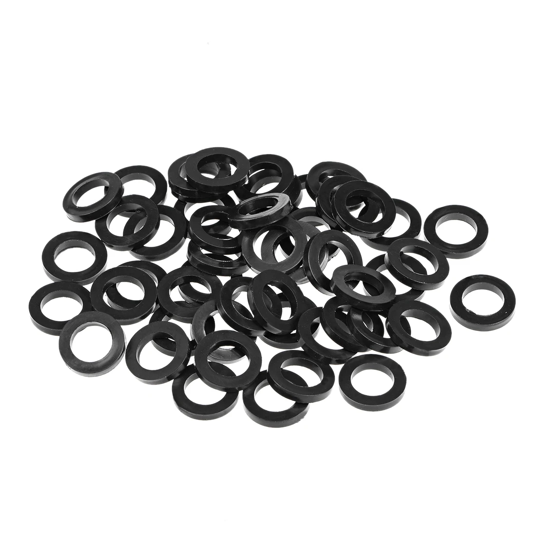uxcell Rubber Flat Washers, 10mm Inner Diameter 16mm OD 2.5mm Thick ...