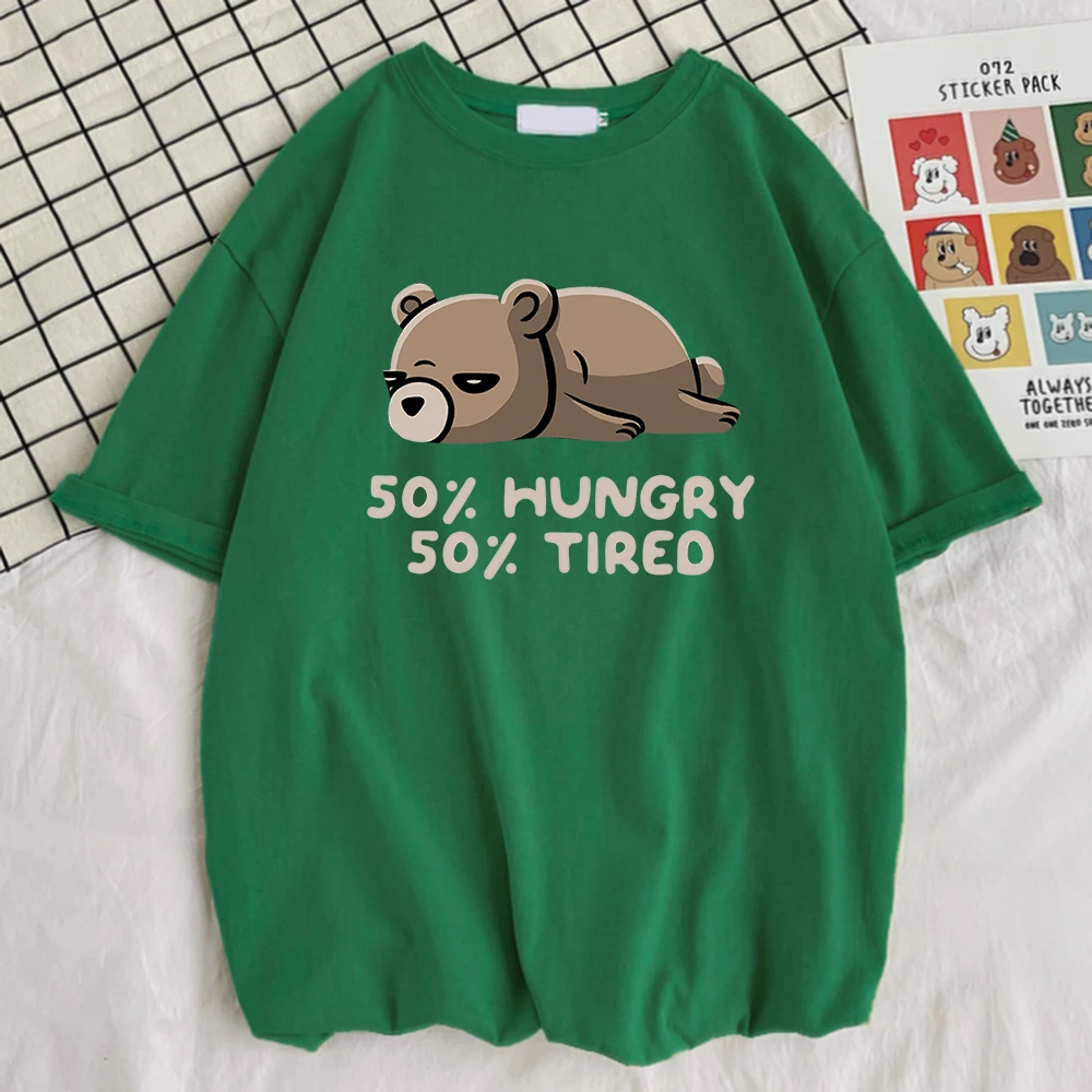 Camiseta con estampado de oso para hombre, ropa Vogue s xxxl, informal ...