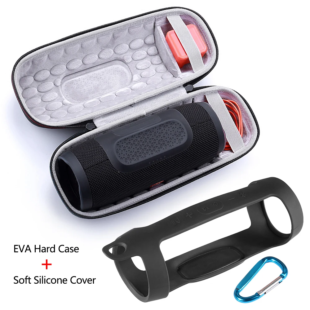 2 in 1 Hard EVA Zipper Carry Storage Box Bag+ Soft Silicone Case Cover ...