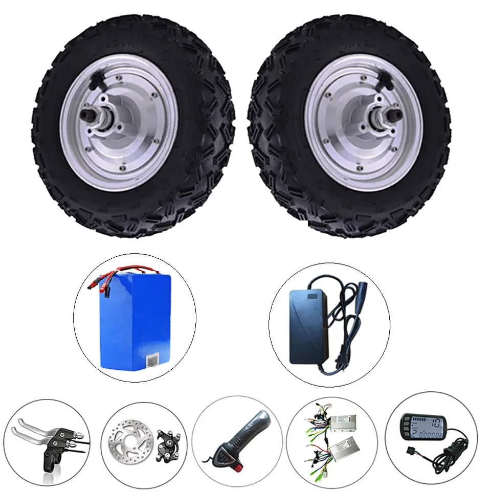 Roue Motorisée à Double Entraînement, 36V, 350W, Sans, 60% OFF