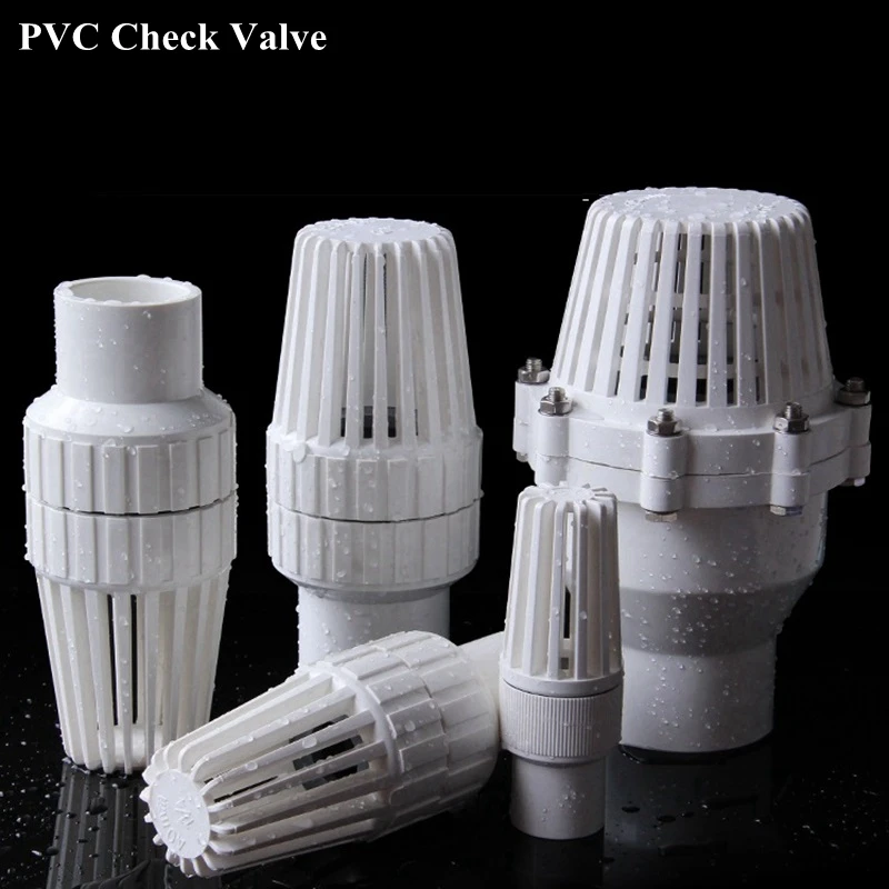 20-160mm-UPVC-Check-Valve-Bottom-Valve-Garden-Watering-Irrigation-Water ...