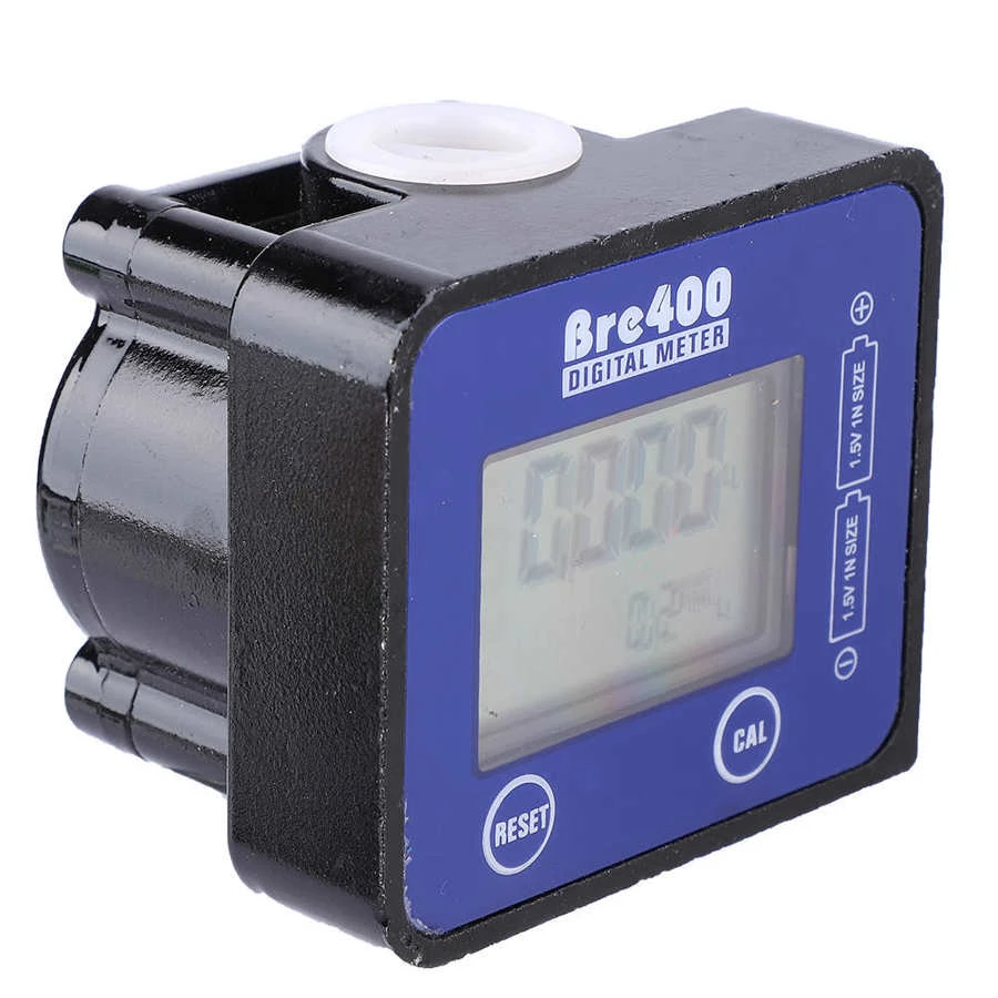 Blue Lcd Display High Accuracy Aluminum Alloy Fuel Meter 1/2 - Flow ...