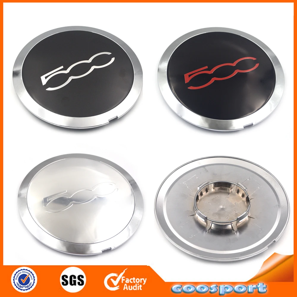 1pc 133mm Hubcap For Alloy On Wheels Centre Hub Caps For Fiat 500 Logo ...