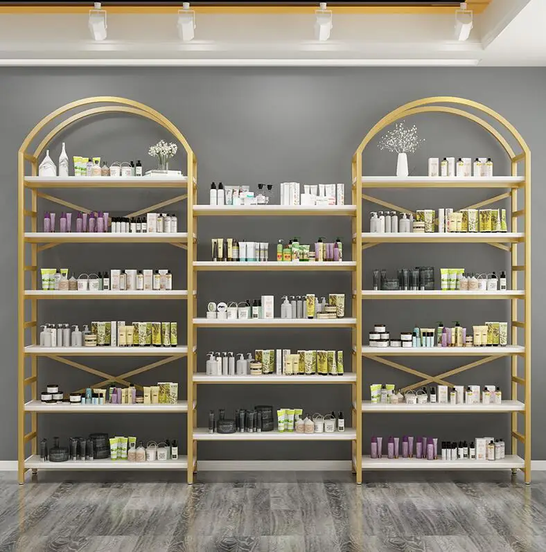 Cosmetics-display-cabinet-beauty-salon-shelf-multi-layer-display-rack ...