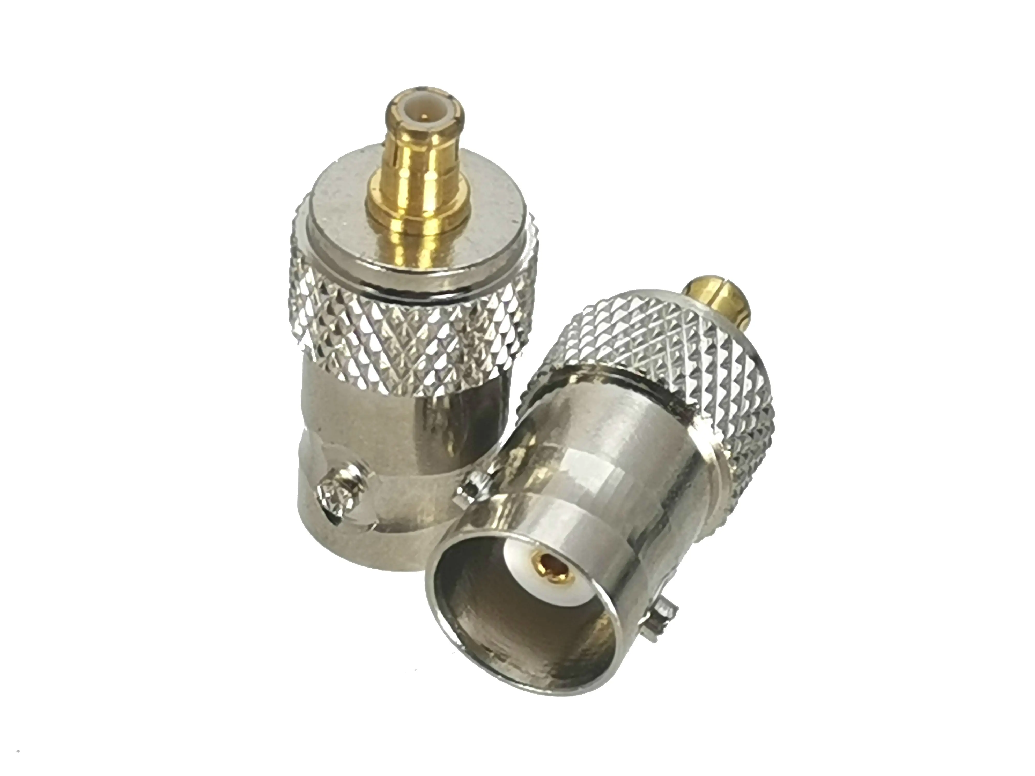 Conector hembra BNC a MCX macho, adaptador RF Coaxial de alta calidad, recto, 1 unidad ...