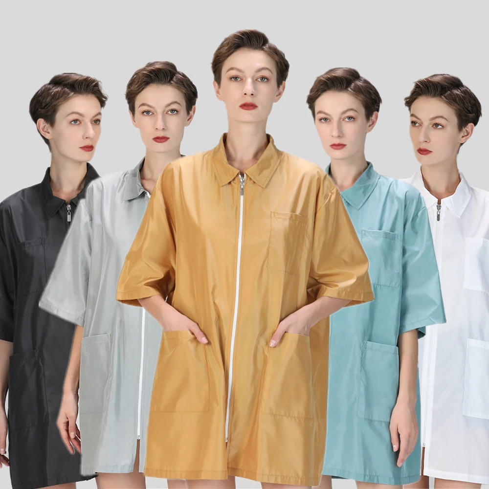 Unisex M/L/XL Beautician Waterproof Work Clothes Pet Shop Beauty Shop ...