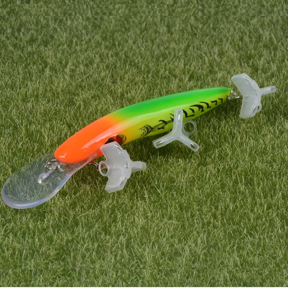 1PCS Hard Plastic Minnow Fishing Lure 26g/16cm Big Crankbait Artificial ...