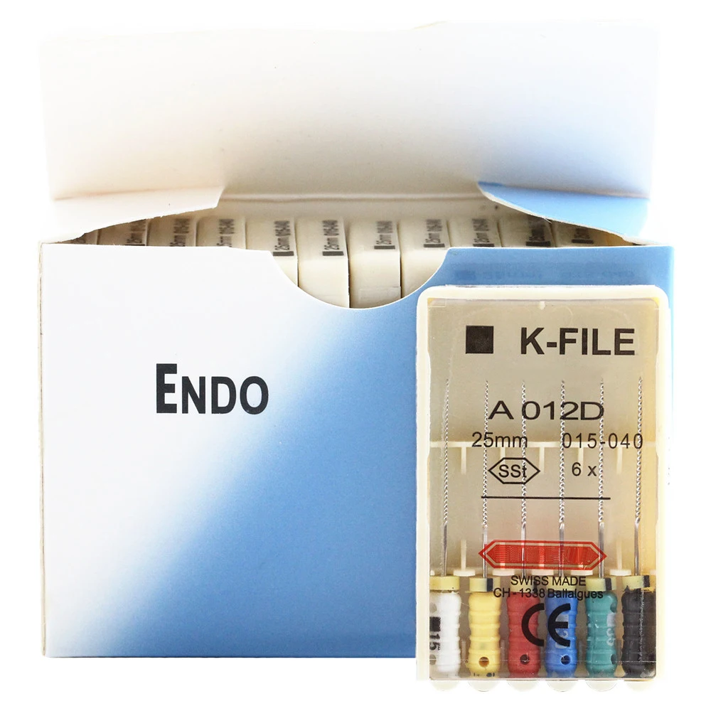 10-Packs-Dental-K-FILE-21-25-31mm-Stainless-Steel-Endo-Root-Canal-K ...