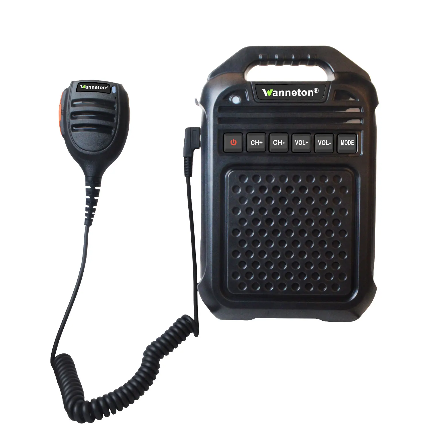 Walkie-talkie-UHF-400-470MHz-Wireless-two-way-intercom-amplifier-Remote ...