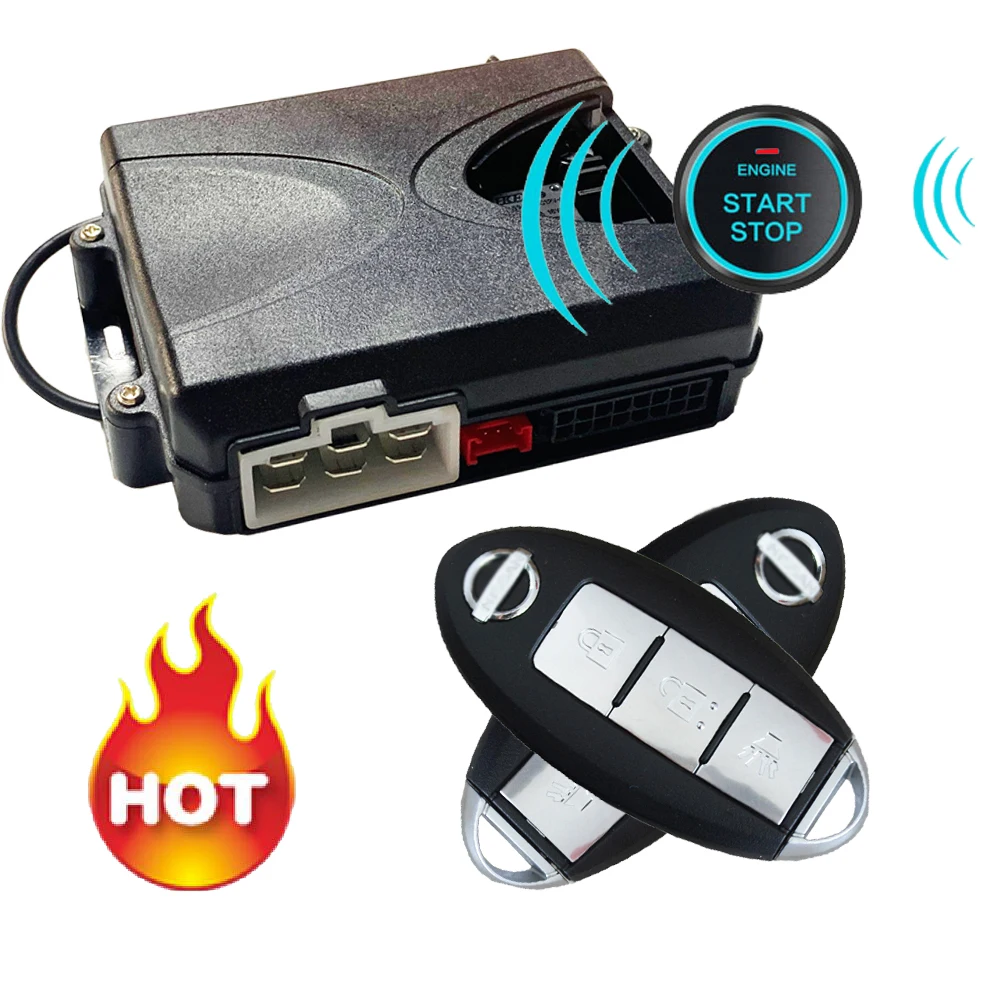 Sistema de alarma de coche inteligente Cardot, entrada pasiva sin llave ...