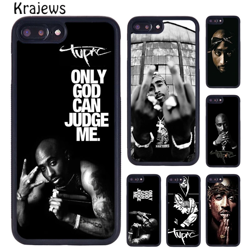 Krajews Hiphop Rap Singer 2Pac Tupac Shakur Phone Case For iPhone 14 6s ...