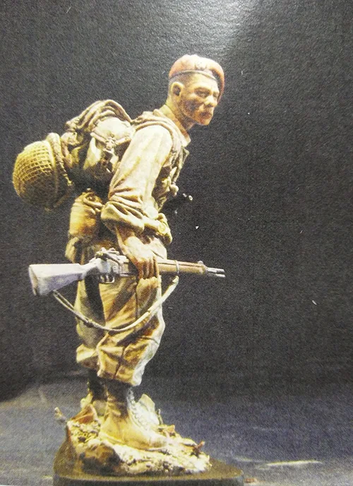 1-16-modern-French-Paratrooper-120mm-NO-BASE-Resin-figure-Model-kits ...