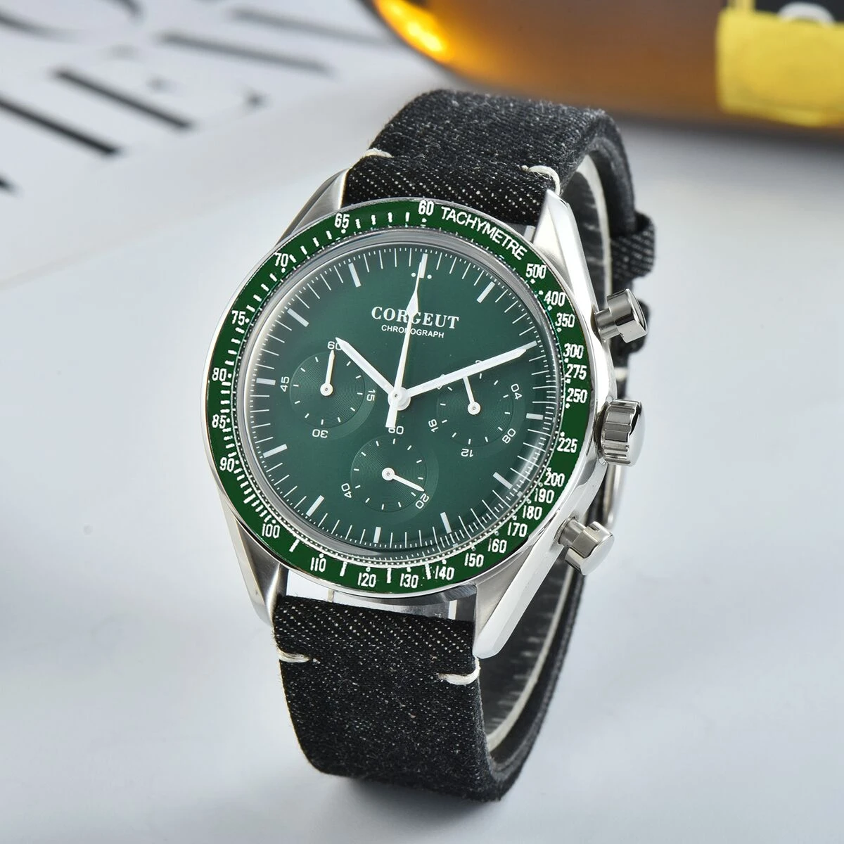 LuxuryTop Brand Corgeut Men Watch Sport 24 Hours Multifunction Face ...