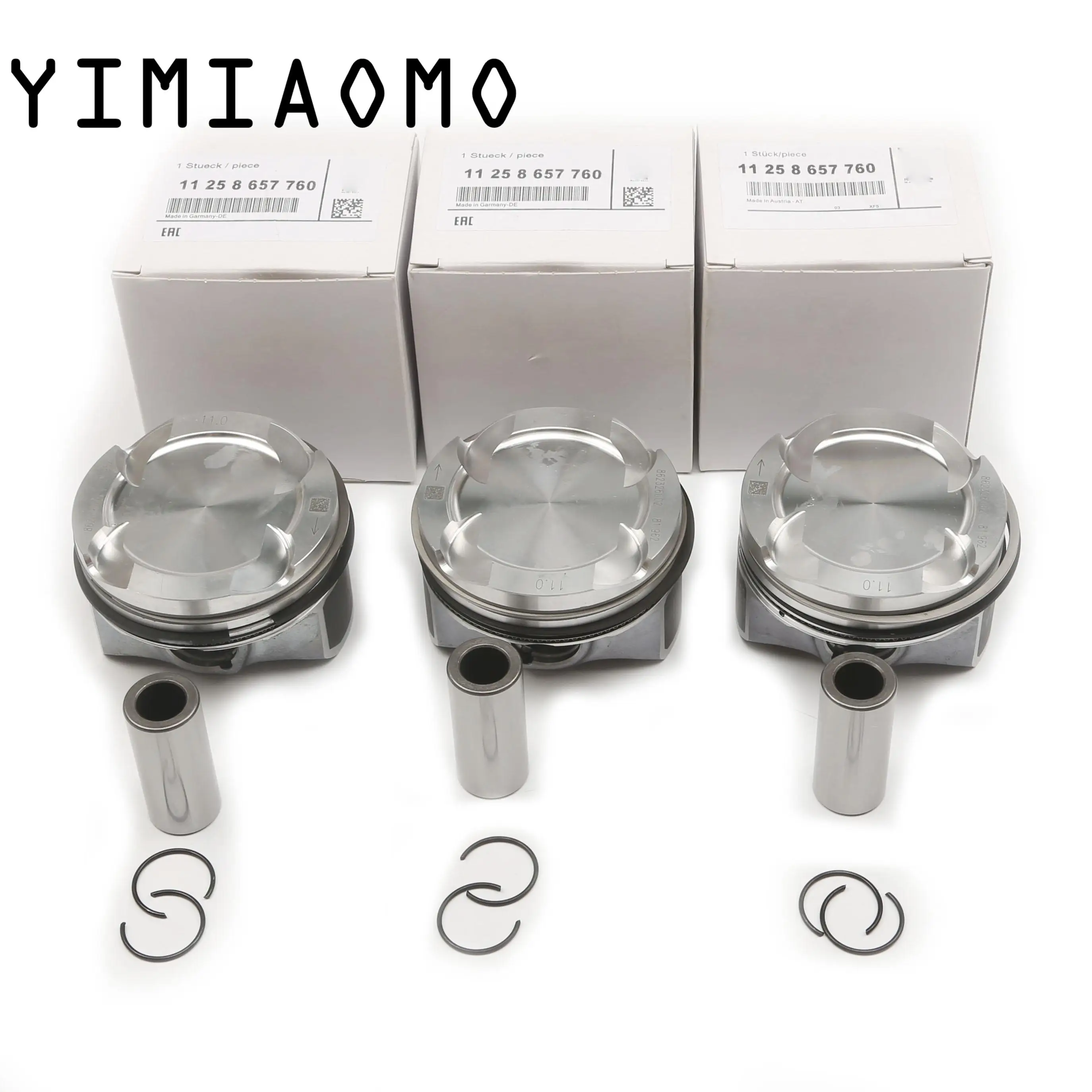 Pistons&Rings Set 11258657760 For BMW F20118i F22 220i MINI F56 1.2T ...