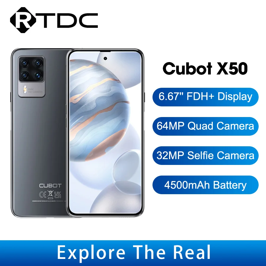 Cubot-x50-6-67-88gb-128gb-smartphone-nfc-4500mah-64mp-quad-c-mera ...
