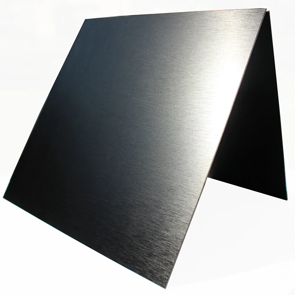 Hoja De Aluminio Anodizado Negro