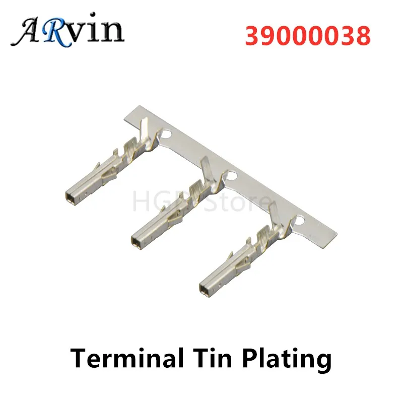 100pcs Molex Connector 39000038 3900-0038 39-00-0038 5556T Terminal Tin ...