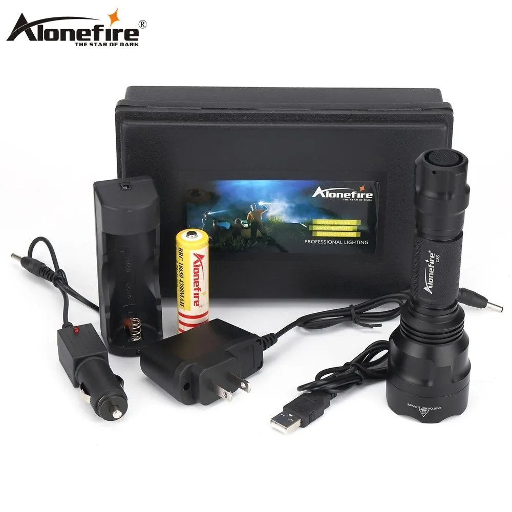 Linterna AloneFire C8 Led 5000lm CREE XML T6 L2 U3 linterna táctica impermeable linterna de ...