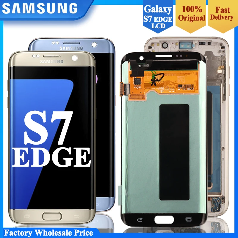 100-Original-5-5-Screen-for-SAMSUNG-Galaxy-S7-edge-LCD-Display-G935F-SM ...