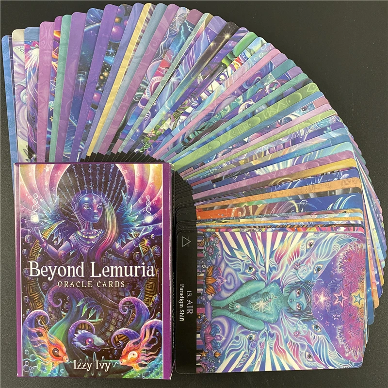 Beyond Lemuria Oracle Tarot Cards Deck Games Family Party Playing ...