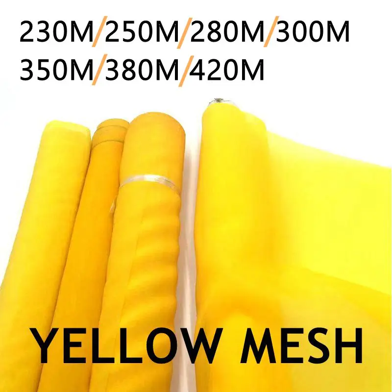 5/10 Meters 120cm Width 230-420m Silk Screen Printing Mesh 90t-165t ...
