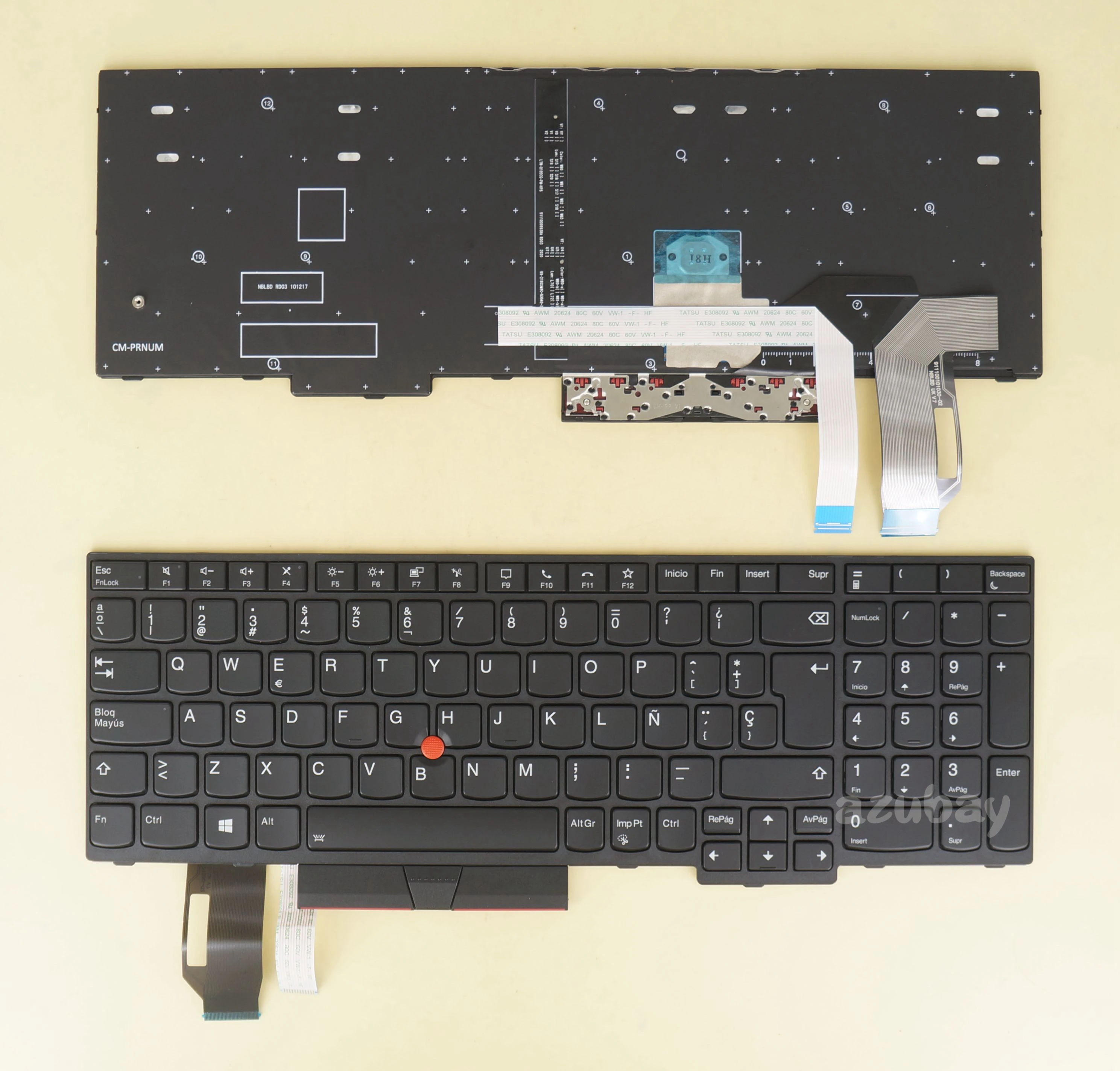 Teclado-espa-ol-para-Lenovo-Thinkpad-T15-Gen-1-T15-Gen-2-P15s-Gen-1 ...