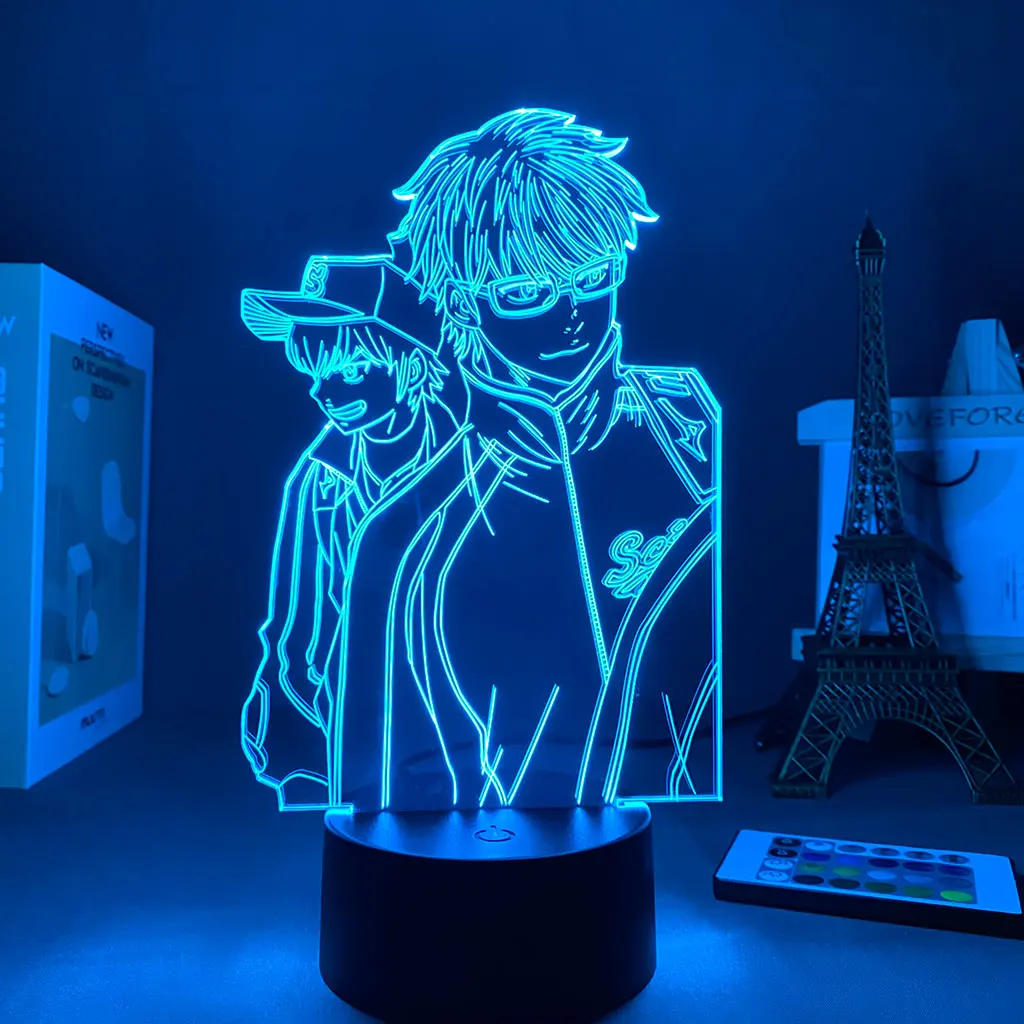 3D Lamp Anime Ace of Diamond Led Night Light for Home Bedroom Decor ...