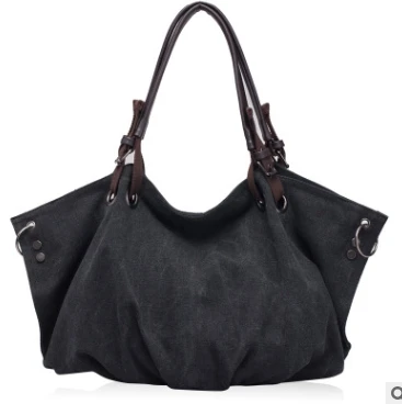 2021 New Big Women's Bag Fashion Casual Canvas Bag Large Capacity ...