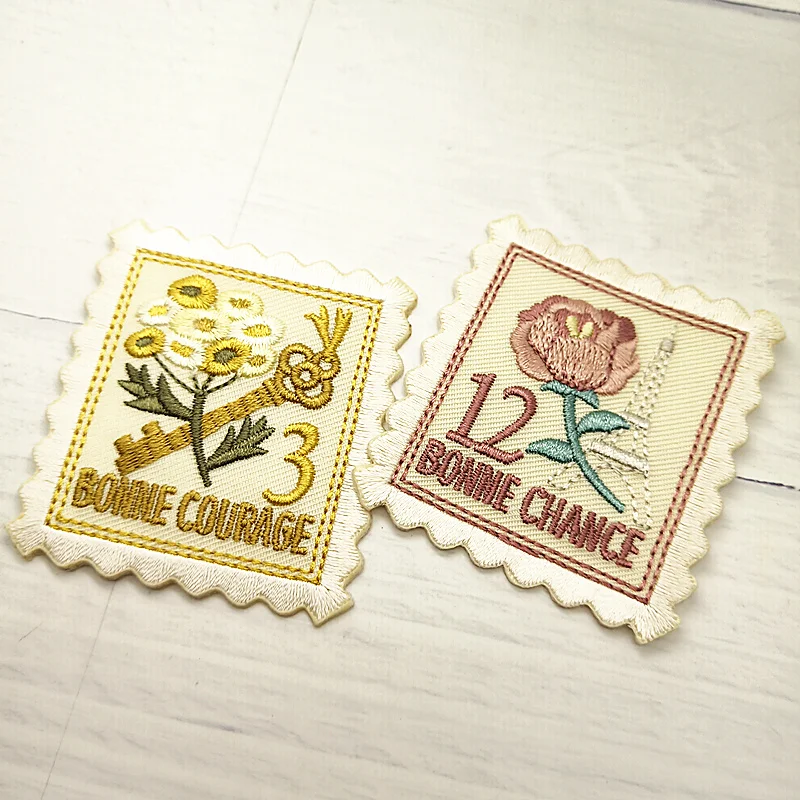 Sewing Accessories | Stamp Patch - 2pcs Embroidery Iron-on Patch ...