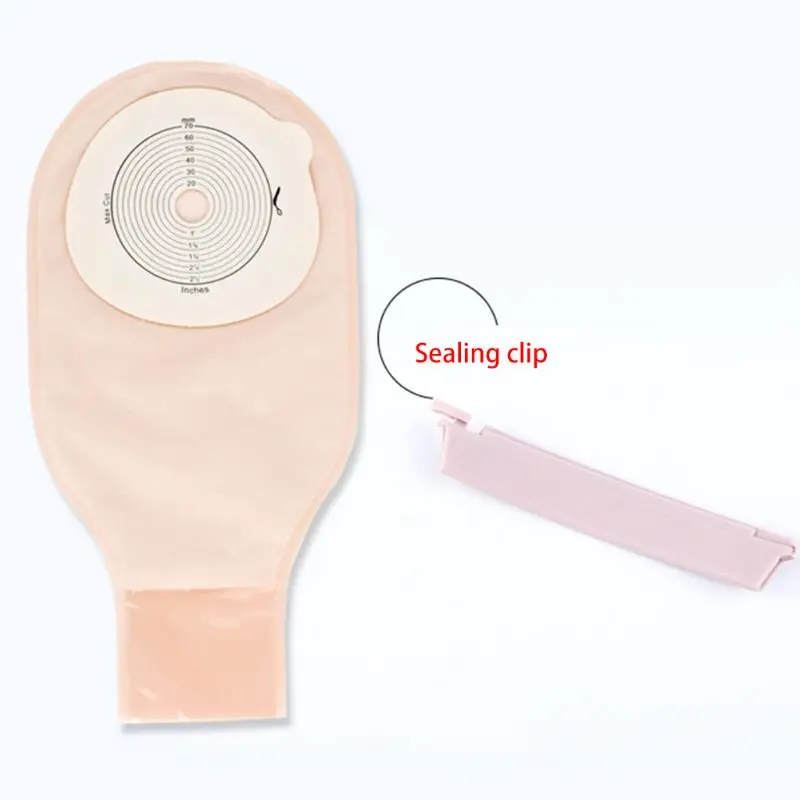 10pcs Adults Disposable Colostomy Bags Ostomy Supplies Drainable Pouch ...