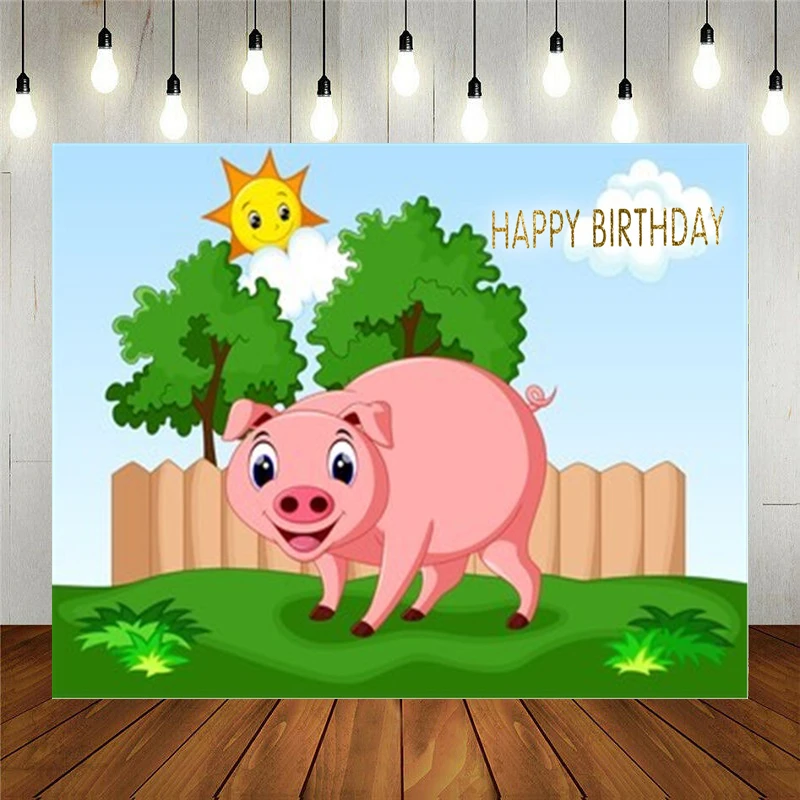 Red Pig Clipart