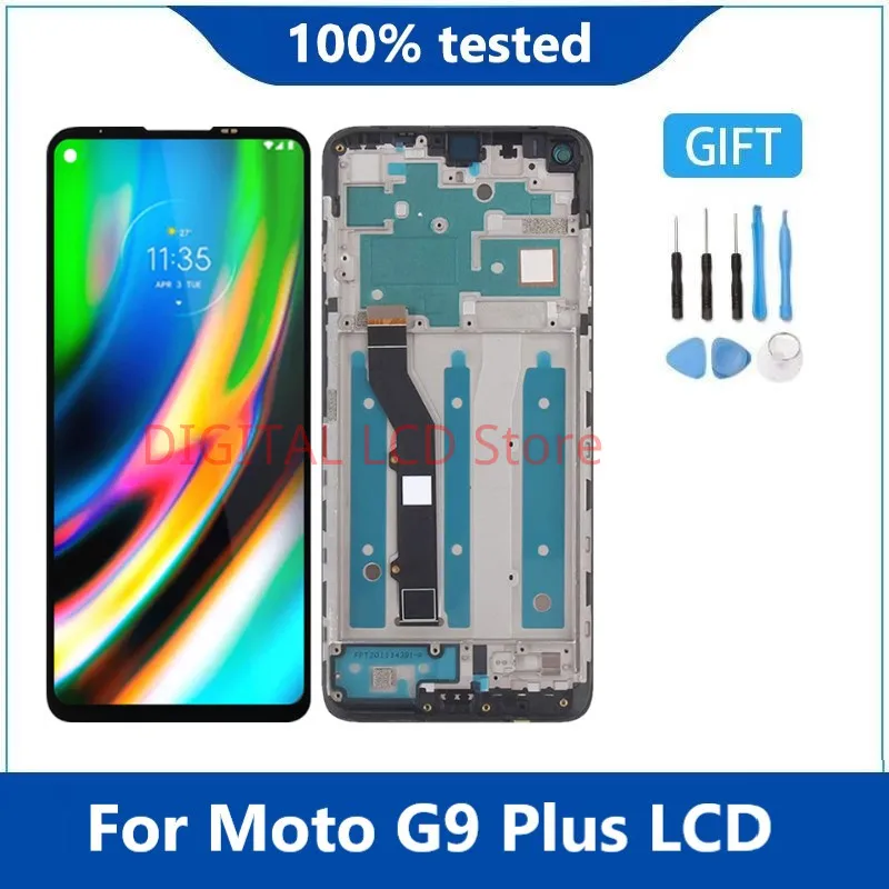 Pantalla LCD original de 6,81 pulgadas para Motorola Moto G9 Plus ...