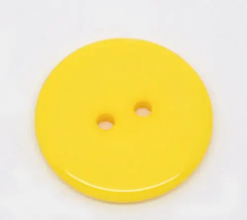 Yellow Sewing Button