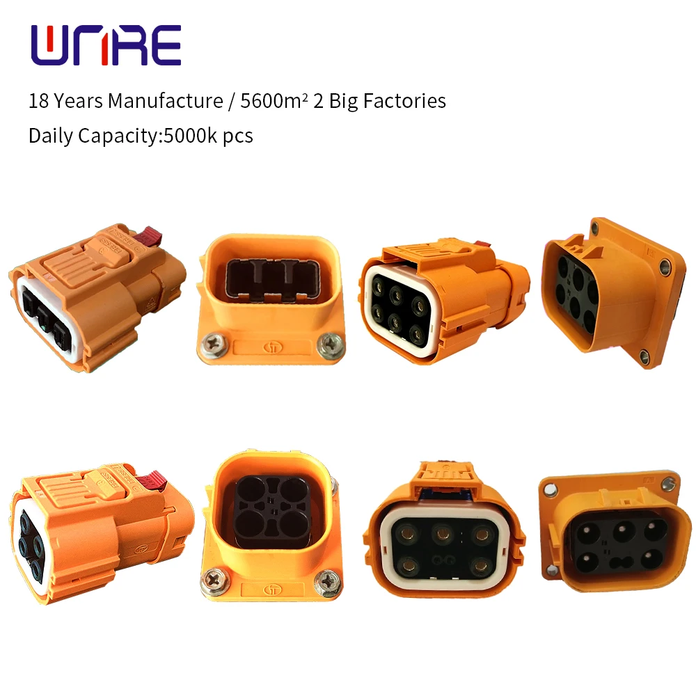Plastic-Shell-High-Voltage-Current-Connectors-Plug-Socket-New-Energy ...