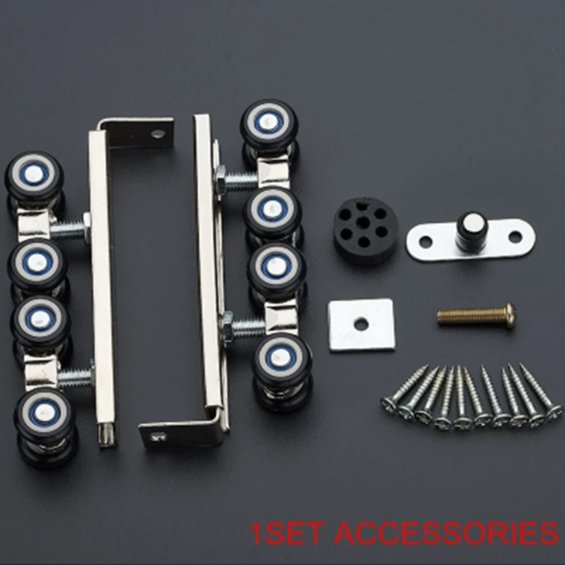 Heavy-duty Hanging Wheel Sliding Door Pulley Home Room Wood Door ...