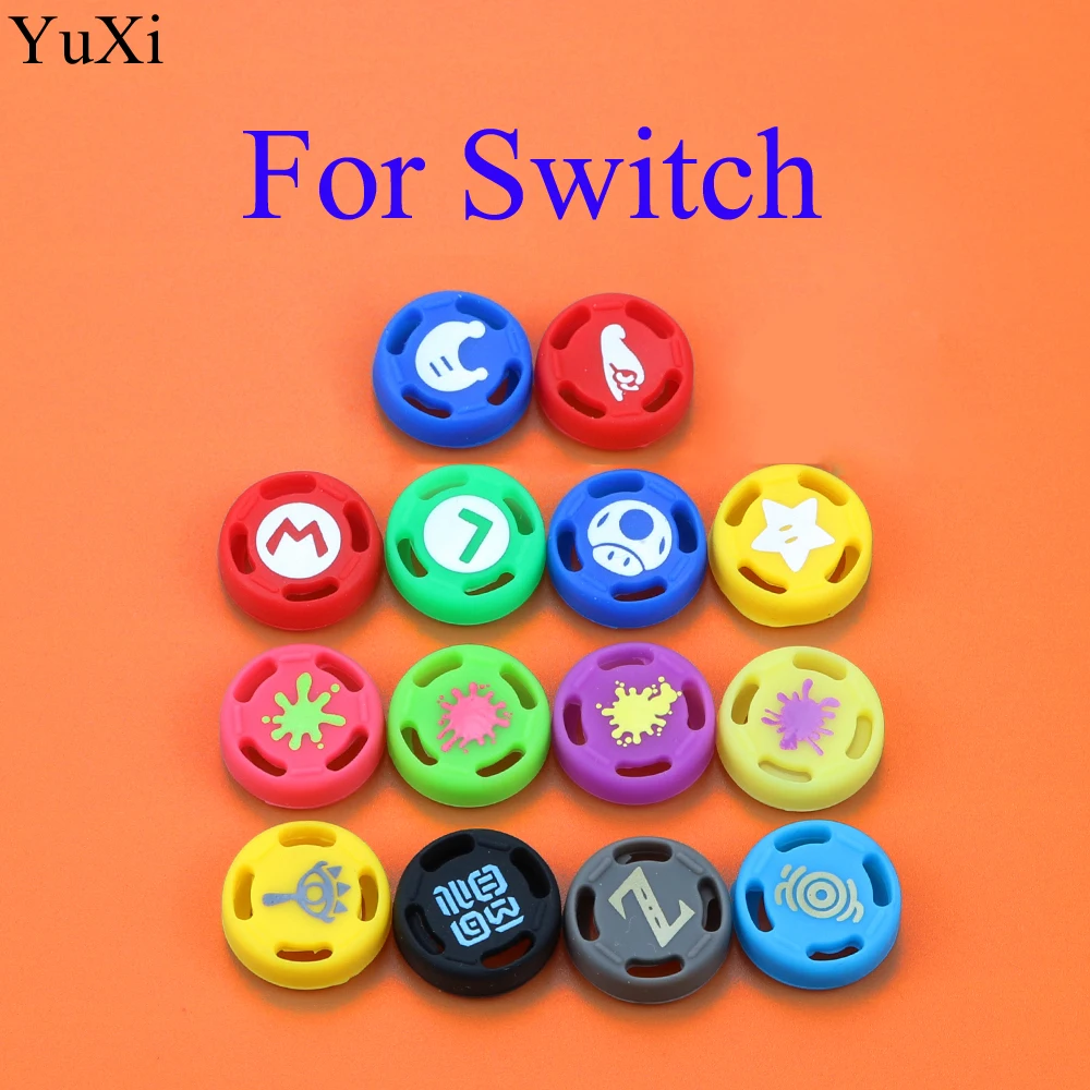 YuXi-2PC-For-Joy-Con-Silicone-Joystick-Thumb-Stick-Grip-Cover-Case ...