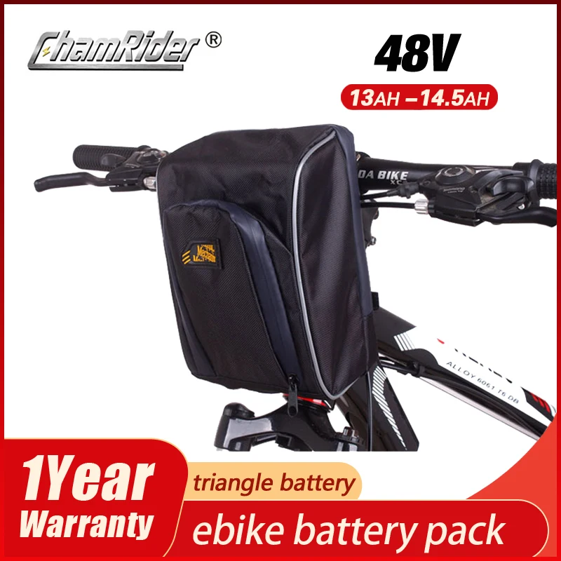 48V-E-bike-Battery-Handelbar-Bag-18650-Lithium-ion-PVC-Pack-Electric ...