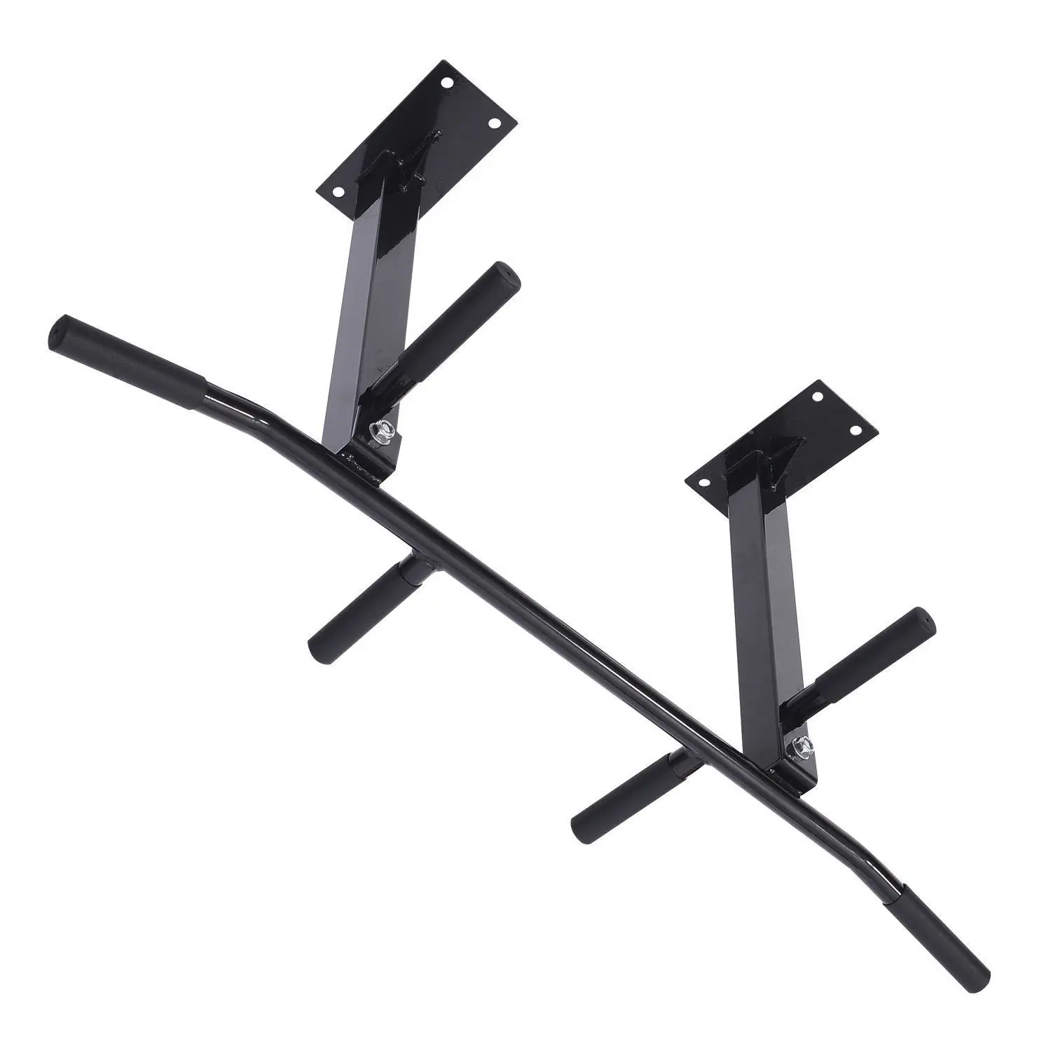 HOMCOM-bar-push-ups-ceiling-mount-Chin-Up-6-handles-pull-Up-bar-max ...
