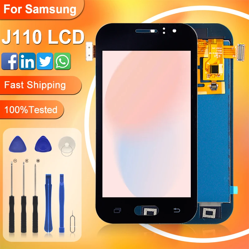 Tela HH Amoled J110 para Samsung Galaxy J1 Ace Lcd Conjunto de ...