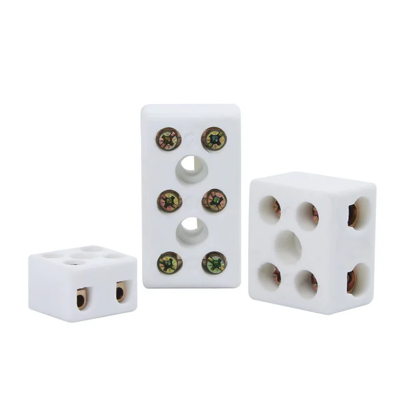 10A 150A 1/2/3Bit High Frequency Ceramic Post Terminal Blocks 10A 250V ...
