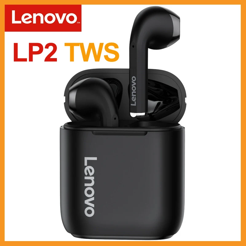 Original TWS Earphones Lenovo LP2 Bluetooth 5.0 Charging Box Wireless ...