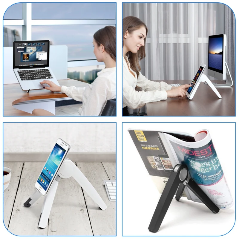 Adjustable Laptop Stand Multi-Angle Adjustable Anti-Slip Bracket With ...