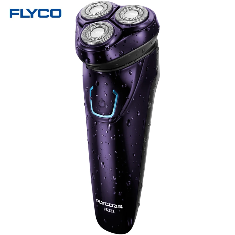 FLYCO FS333 전기 면도기, 충전식 IPX7 세척 수염 칼, 3D 플로트 면도, 3 면도기 헤드, 건식 및 습식 방수 ...